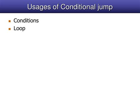 Ppt Jump And Call Chapter 3 Powerpoint Presentation Free Download Id