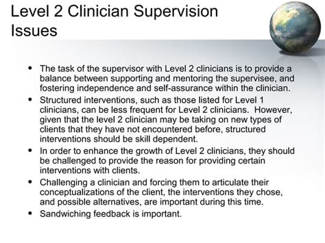 Lpc Models And Techniques In Clinical Supervision Ppt