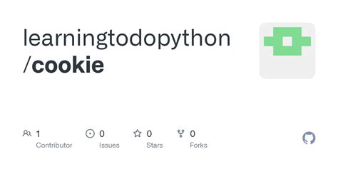 Github Learningtodopythoncookie