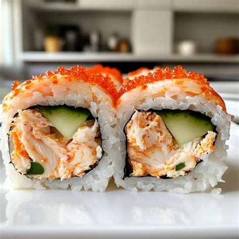 Irresistible Spicy Crab Sushi Roll Made Easy At Home