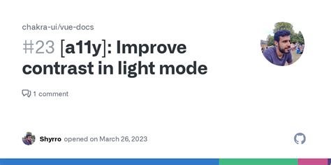 A11y Improve Contrast In Light Mode Issue 23 Chakra Ui Vue Docs