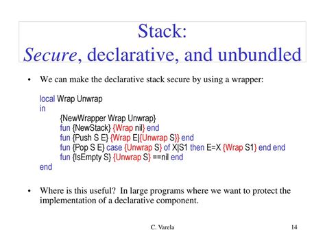 state object oriented programming explicit state polymorphism ctm 6 ppt download