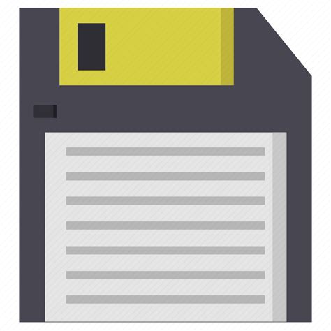 Floppy Drive Disk Data Save Icon Download On Iconfinder