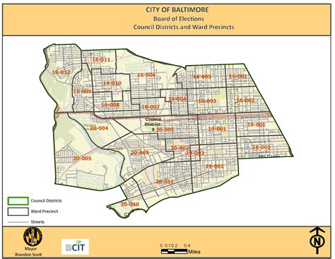 Council District 9 Maps Baltimore City Board Of Elections