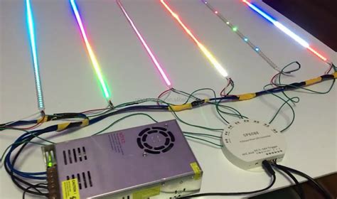 Sp608e 8 Signal Outputs Pixel Led Controller App And Rf Remote Control For Addressable Digital