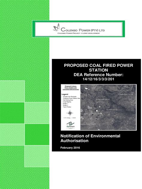 Fillable Online Cer Org Notification Of Environmental Authorisation Fax