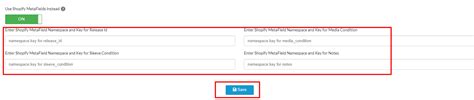Shopify Metafields Shopify To Discogs Sync