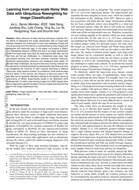 Pdf Learning From Large Scale Noisy Web Data With Ubiquitous