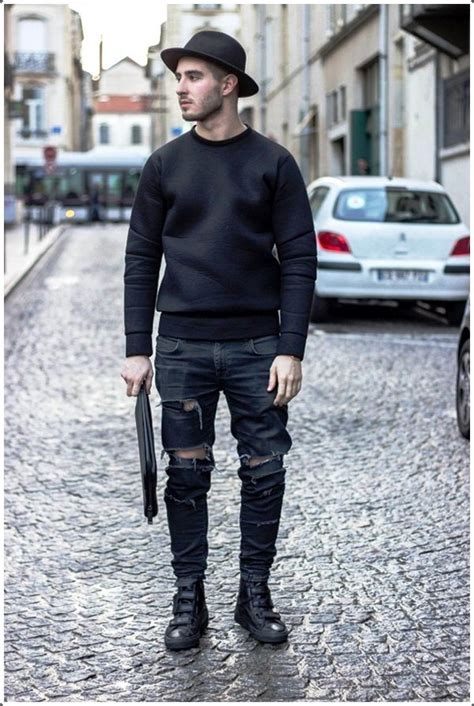 25 Trendy Ripped Jeans Outfit Ideas For Men Instaloverz
