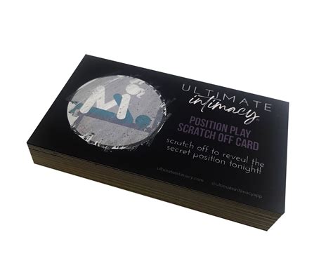 Pack Of 30 Sex Position Scratch Off Cards Ultimate Intimacy Products