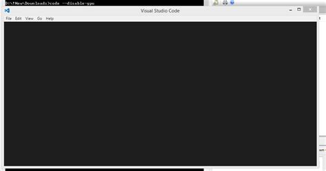Vs Code Main Window Is Blank Stack Overflow
