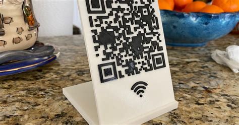 Wifi Qr Code Sign By Radiojack Download Free Stl Model