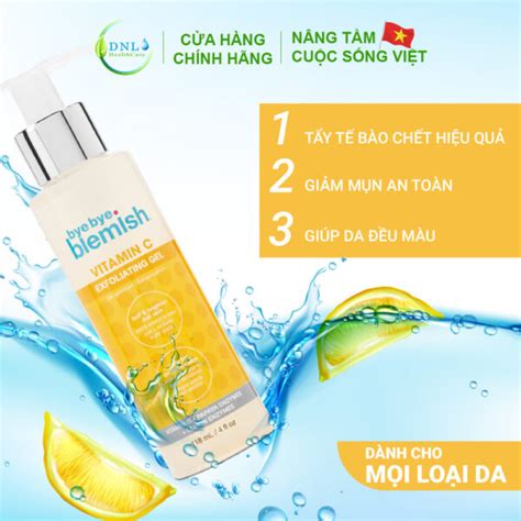 Vitamin C Exfoliating Gel To Prevent Acne And Brighten Skin Bye Bye