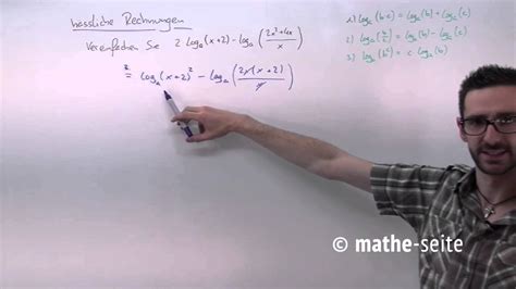 So Kann Man Einen Schwierigen Logarithmus Berechnen Beispiel 3 B 06 04 Youtube