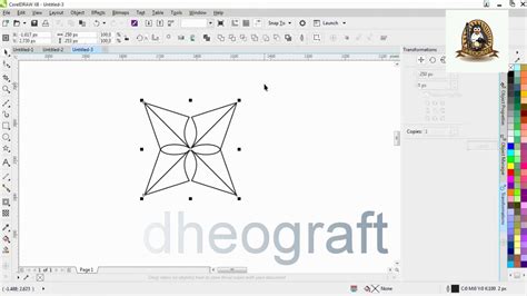 CARA MEMBUAT PATTERN BACKGROUND DI CORELDRAW DHEOGRAFT YouTube