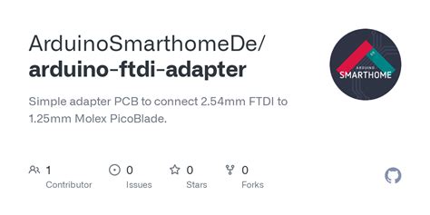 Github Arduinosmarthomedearduino Ftdi Adapter Simple Adapter Pcb To