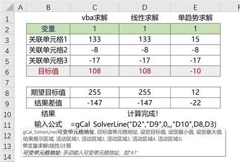 如何在excel中使用单变量求解，用三种不同方法的来分别展示计算
