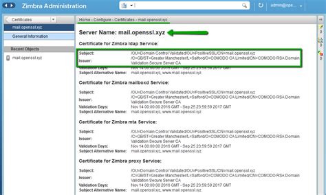 How To Install An Ssl Certificate On Zimbra Helpdesk
