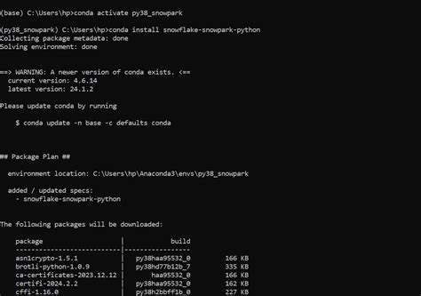 python how to setup snowpark environment in local machine biochemithon