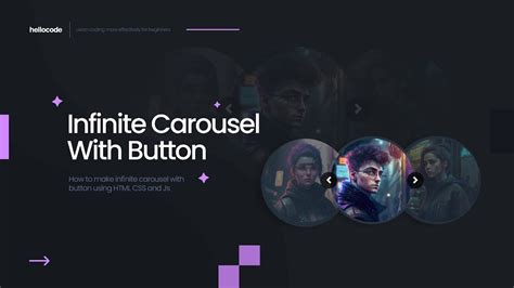 Cara Membuat Infinite Carousel With Button Youtube
