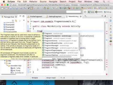 Android Tabhost Fragment 2 YouTube
