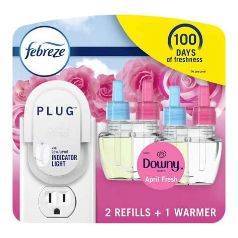 Febreze Plug In Air Freshener Downy April Fresh Scent 3 Fl Oz