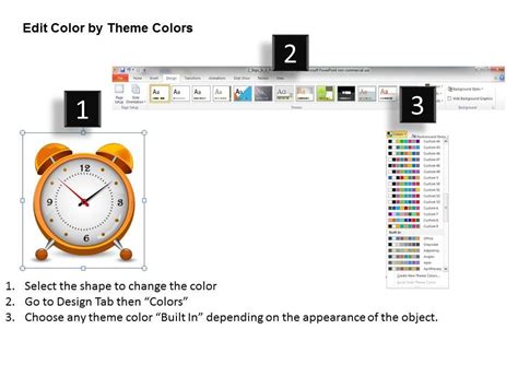 Clocks Powerpoint Template Slide PowerPoint Presentation Templates PPT Template Themes