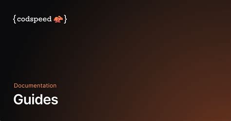 Guides Codspeed Docs