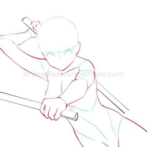 How To Draw Ninja Poses