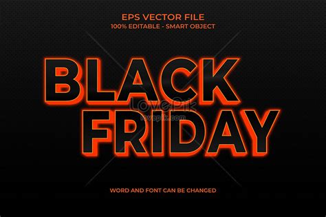 사실적인 검은 금요일 3d 편집 가능한 텍스트 스타일 효과 배경 사진 및 창의적인 일러스트 무료 다운로드 Lovepik