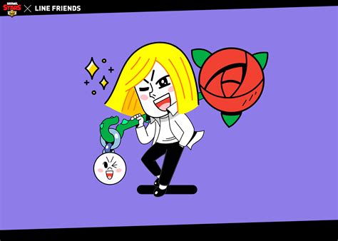 Brawl Stars X Line Friends Cony Sally Piper On Behance
