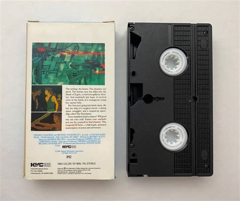 Starchaser The Legend Of Orin 1985 Vintage Science Fiction Animated Vhs Tape Vcr Movie Classic