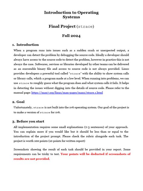Operating System Final Project Pdf System Software Operating
