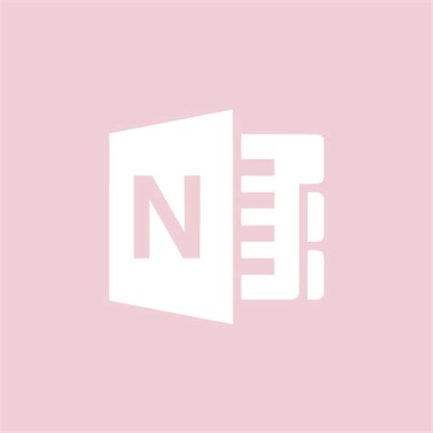 Pink Onenote Icon Best Icons For Iphone