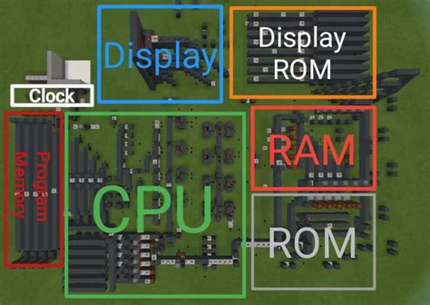 4 Bit Redstone Computer Minecraft Map
