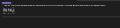 import your existing azure infrastructure into terraform using azure