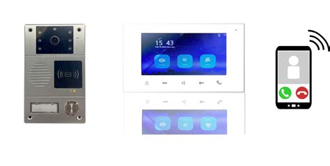 2 Wired Video Intercom System 7inch Screen Indoor Monitor Wired Video Doorphone For Single Dwelling