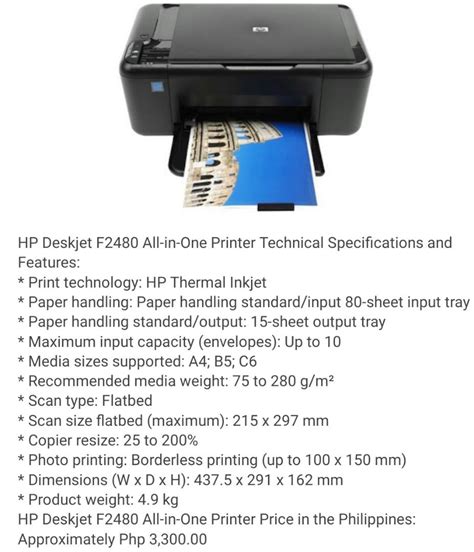 Hp All In Printer Scanner Copier Computers Tech Printers Scanners Copiers On Carousell