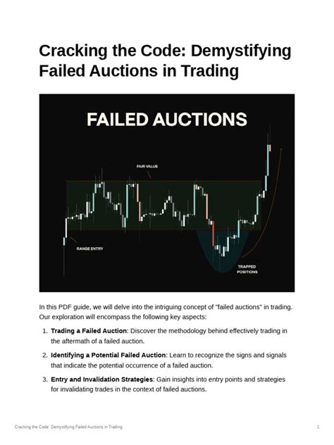 Cracking The Code Demystifying Failed Auctions Download Free Pdf