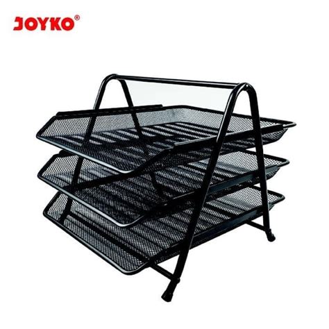 Jual File Box Documen Rack Tray Besi Rak Tray 3 Susun Besi Joyko Dt 25 3 Box File Shopee