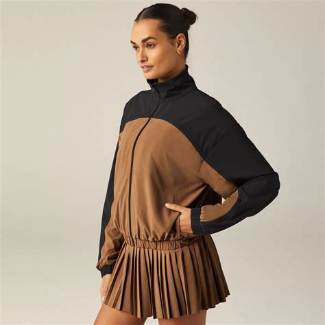 Beyond Yoga Colorblock Go Retro Jacket Emp Industrial