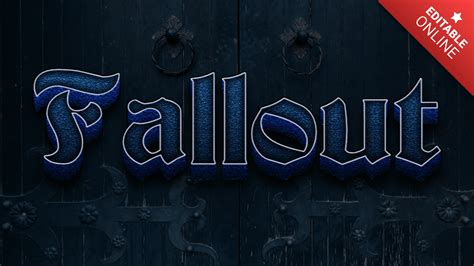 Fallout Viking Text Effect Generator