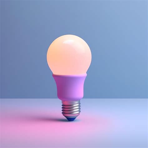 Premium Ai Image 3d Bulb