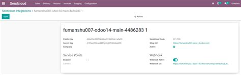 Integración Con Odoo Sendcloud Help Center