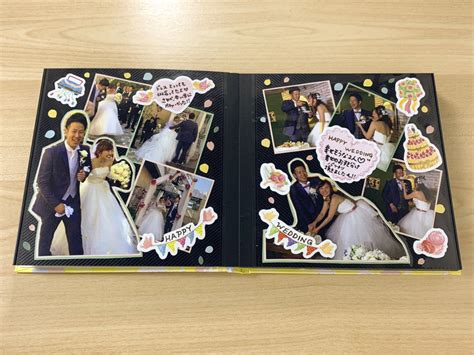 新郎新婦に思い出をプレゼントしよう！結婚式のお祝いアルバム！ 手作りアルバム アルバムキッチン