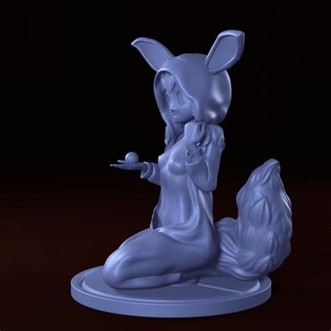 🐉 Pokemon Eevee Trainer Nsfw ・ Stl File For ・cults