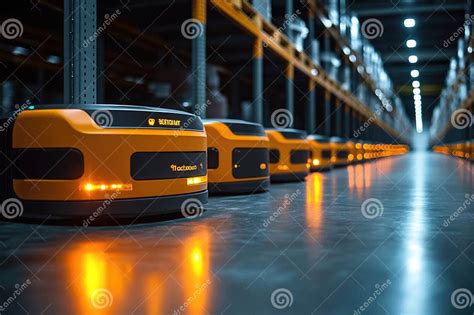 Integrating Collaborative Robots And Human Workers Ai Advancements In Te Stock Illustration