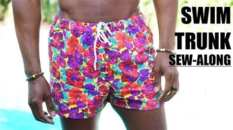 Swim Trunk Sew Along Pdf Pattern Youtube