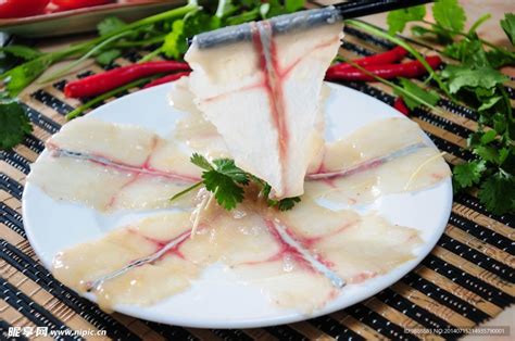 鲜鱼片摄影图 食物原料 餐饮美食 摄影图库 昵图网nipic