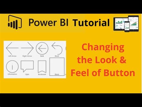 Improving Power Bi Buttons Look And Feel To Make Them More Interactive